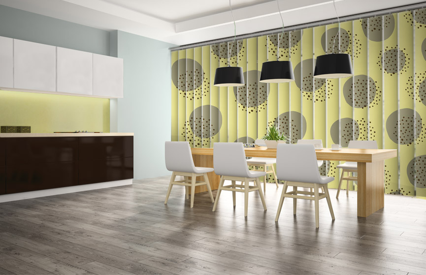 Patterned Vertical Blinds, Easy Measure & Instal | Decoshaker
